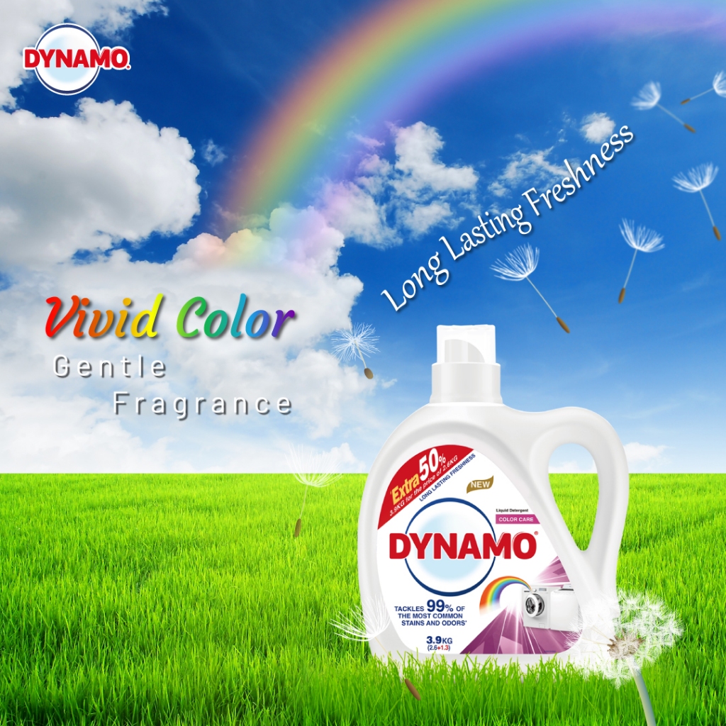 Offer!! New!! Dynamo Laundry Liquid Detergent Color Care 3.9KG | Shopee ...
