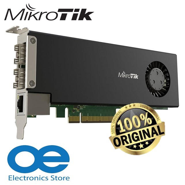 MikroTik CCR2004-1G-2XS-PCIe 2x SFP28 Cages For 25 Gigabit Network Quad ...