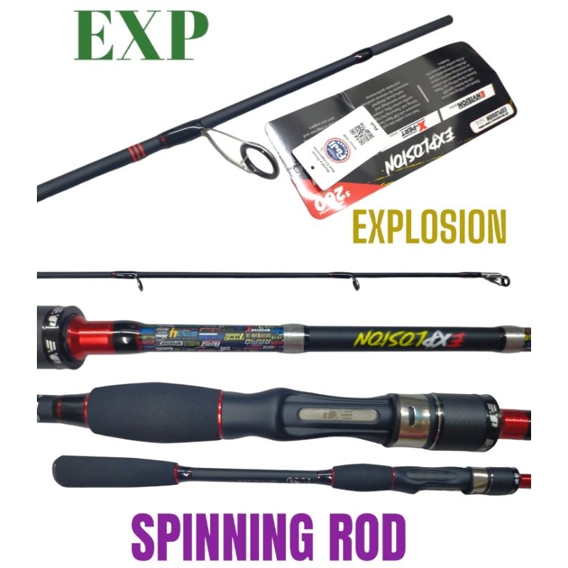 EXP EXPLOSION ROD 9TH ANNIVERSARY SPECIAL EDITION FISHING ROD TWO PIECE ...