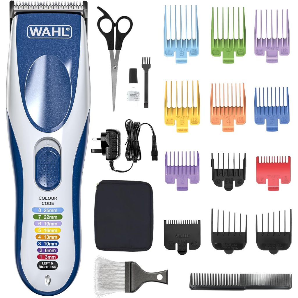 Wahl Colour Pro Cordless Hair Clipper Kit, Gifts for Him, Neck Duster ...
