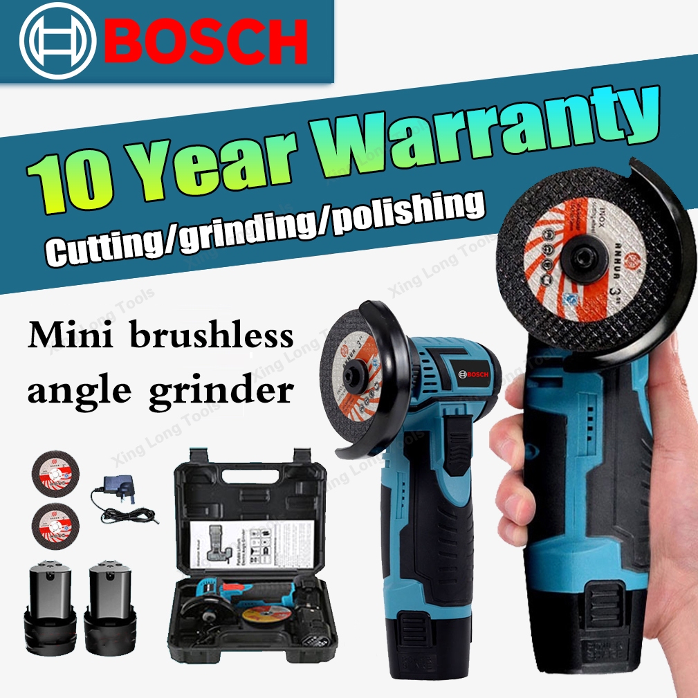 Bosch brushless angle grinder 3 inch 12V polisher cutting machine electric grinder rechargeable ...