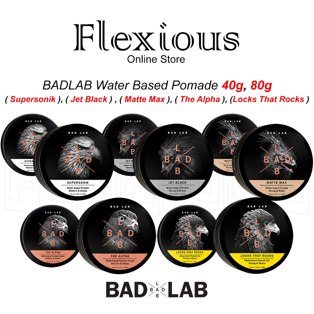 *BADLAB* Water Based Pomade ( 40g ), ( 80g ) | Shopee Malaysia