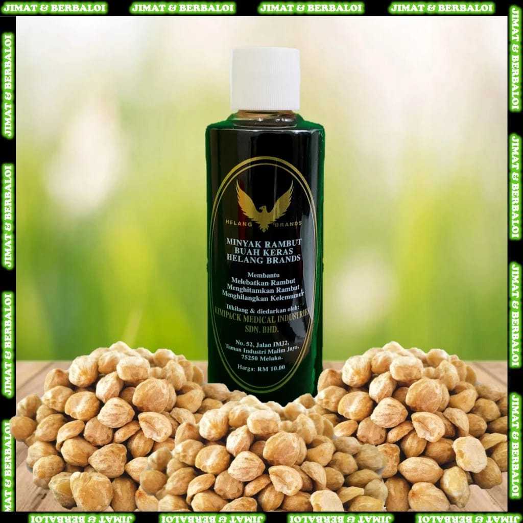 MINYAK RAMBUT BUAH KERAS CAP HELANG BRAND 85ML | Shopee Malaysia