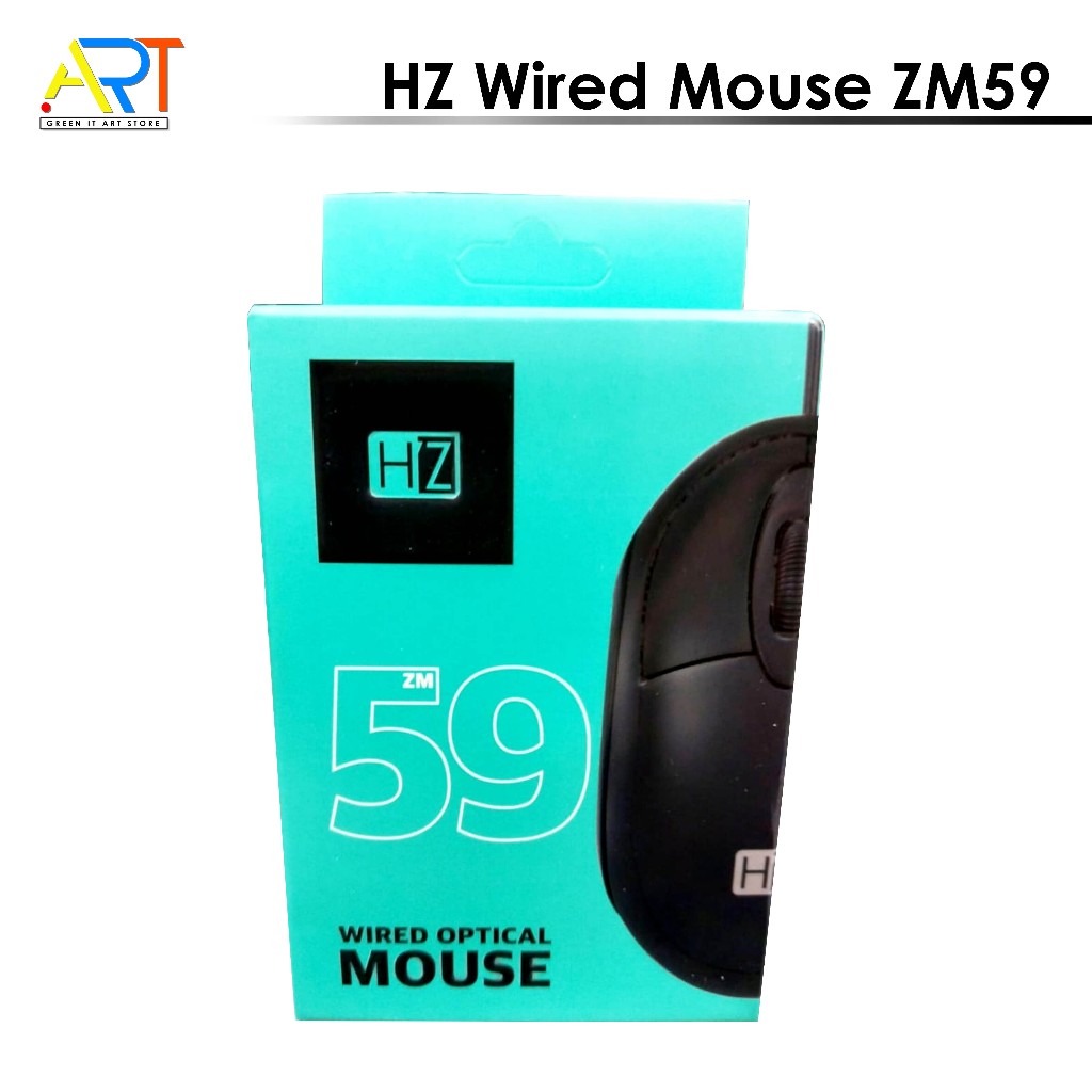 HEATZ Mouse - Wired Mouse - 1000 DPI Optical Sensor - 3 Buttons For Laptop Computer PC | Shopee ...