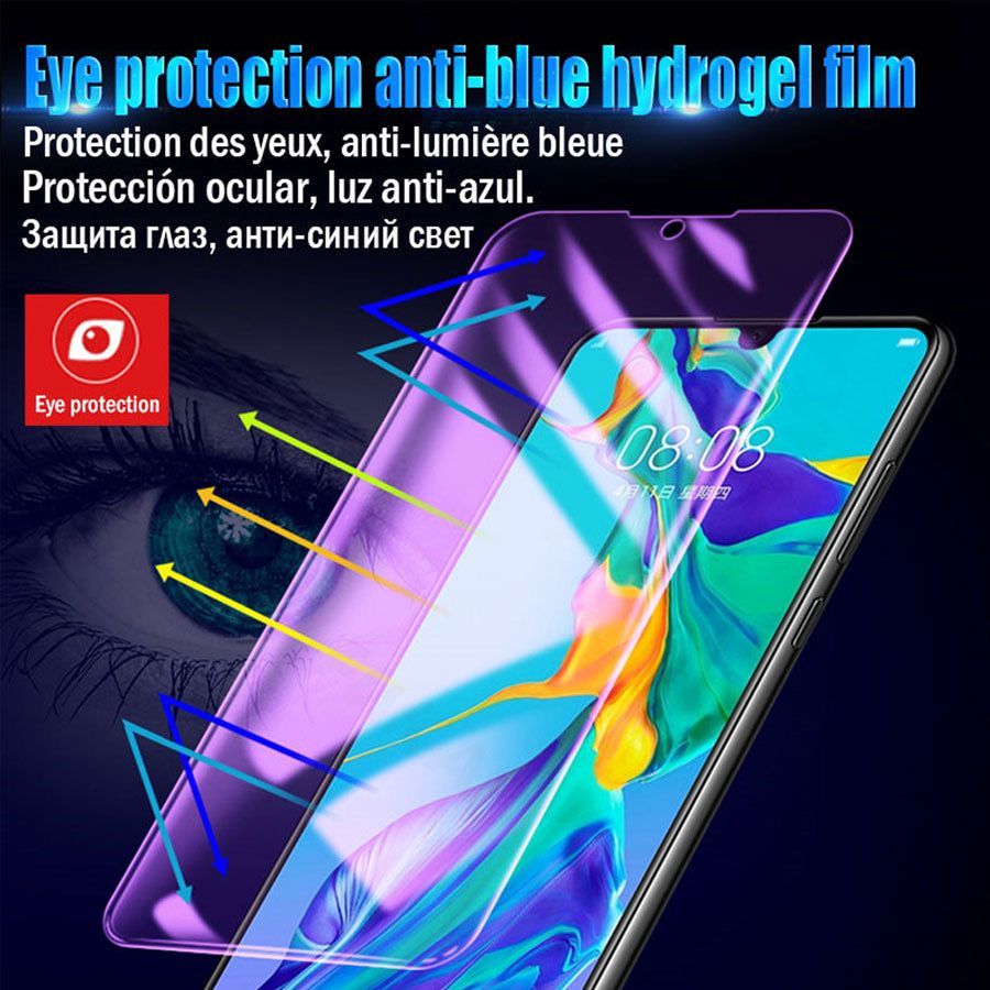 MATTE + ANTI BLUE RAY Hydrogel FILM FULL COVERAGE Screen Protector ...