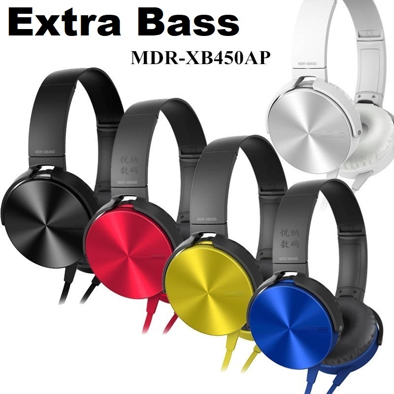 Extra Bass Headphone XB450AP Extra Bass Headset With Noise Canceling ...