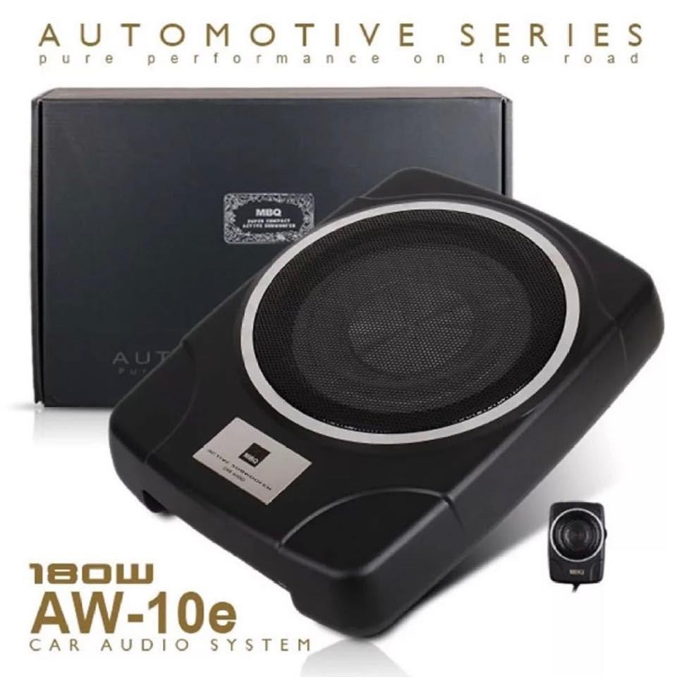 MBQ Pertors Active Subwoofer Underseat Woofer MBQ AW-10E Car Audio Hifi ...