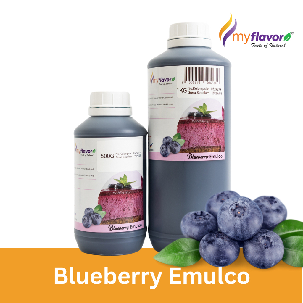 [500g-1kg] BLUEBERRY EMULCO HALAL FOOD FLAVOUR MyFlavor | Shopee Malaysia