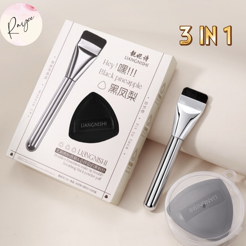 Berus Solekan/Set berus FoundationFlat head Foundation brush set ...