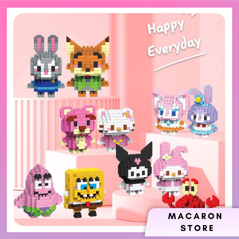 Lego Disney Building Blocks Toys Pokemon Mario Animate Education Puzzel ...