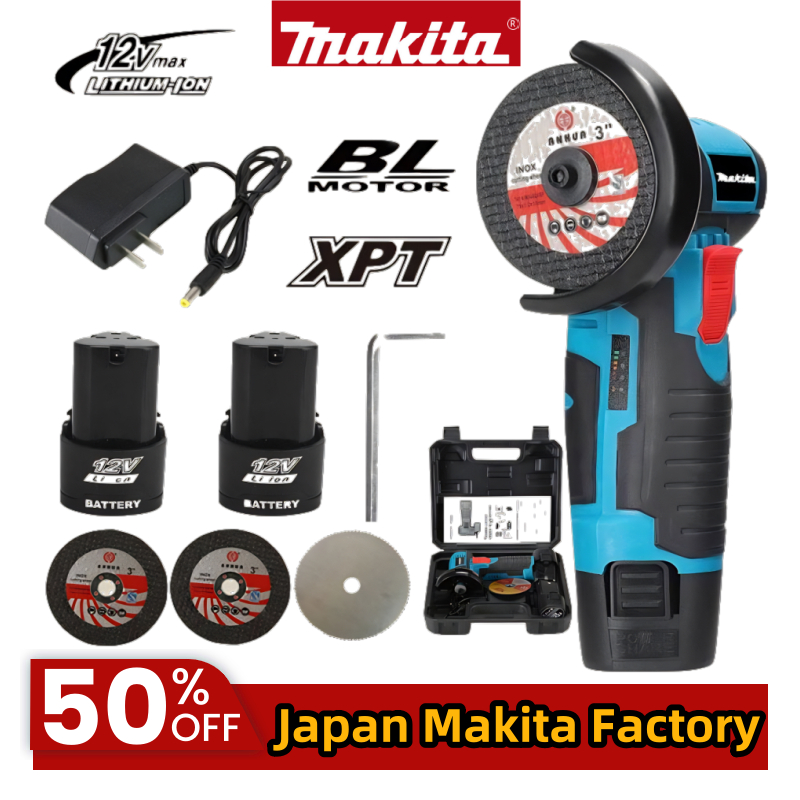 [Malaysia stock] Makita 12V brushless angle grinder comes with two ...