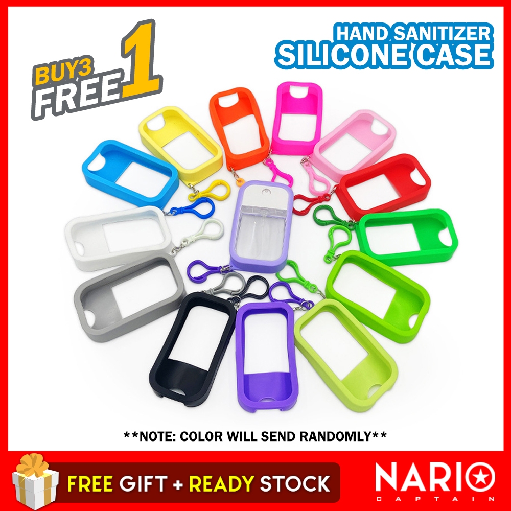 NARIO Buy 3 FREE 1 Pocket Hand Sanitizer Cover Sanitizer Case Holder wt ...
