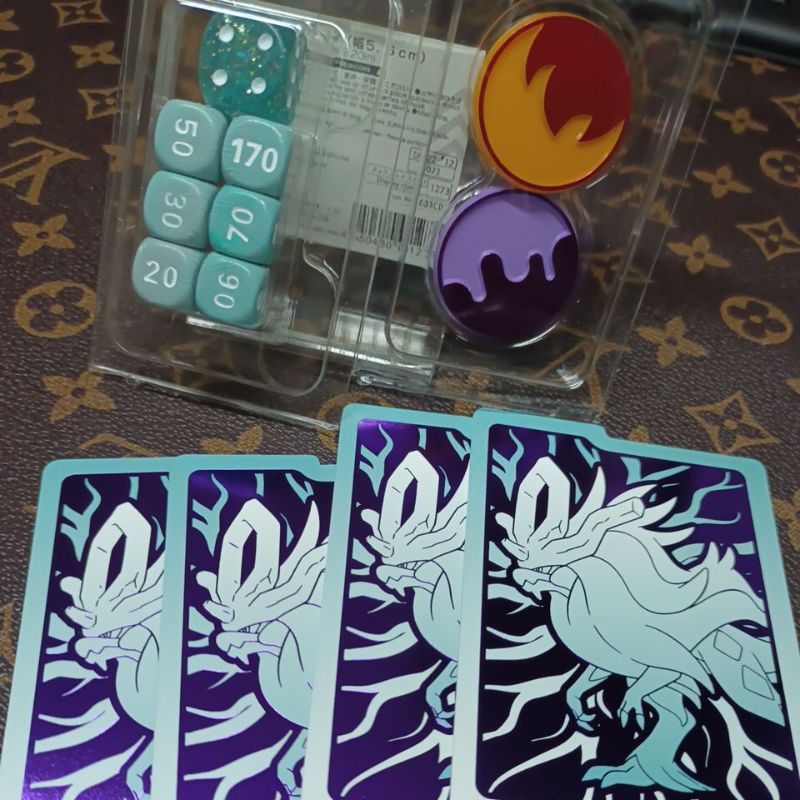 Pokemon Dice, Marker and Divider from Temporal Force ETB box 2024 ...