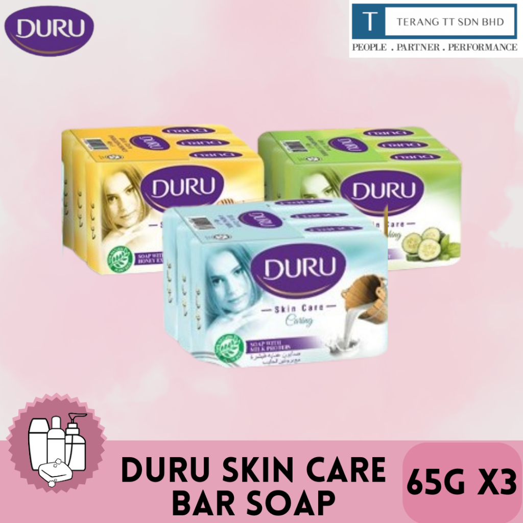 DURU Skin Care Bar Soap (65g X 3's) | Shopee Malaysia