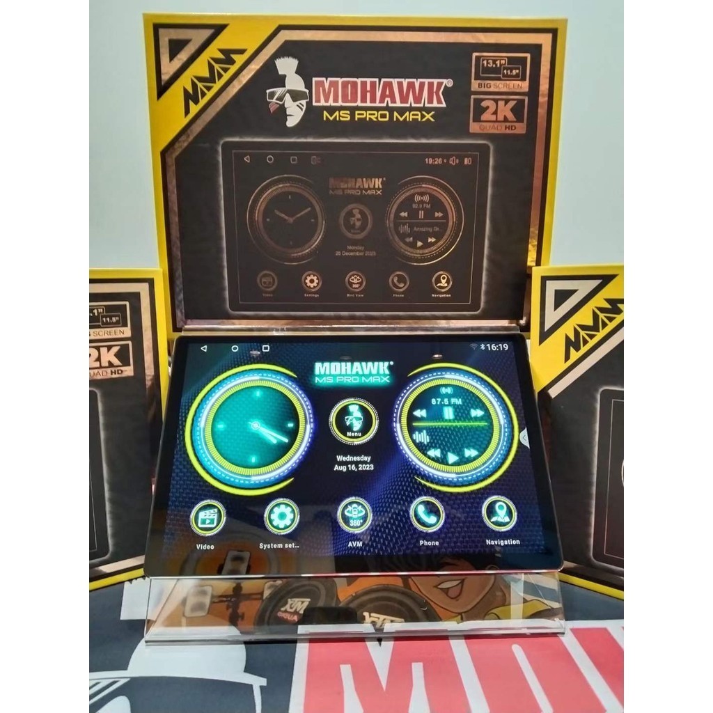 Mohawk MS Pro Max Series 13.1" Car Android player 2K Resolution 8+256GB ...