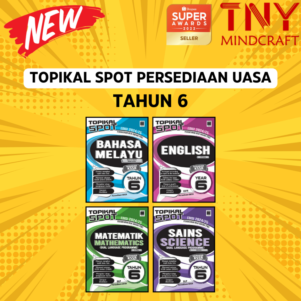 [TNY] Latihan Topikal Spot Persediaan UASA (Tahun 1, Tahun 2, Tahun 3, Tahun 4, Tahun 5, Tahun 6 ...