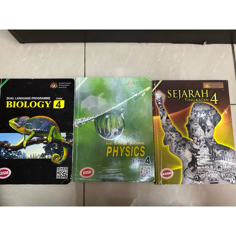 USED SPM textbook (Physics, Biology, Sejarah) | Shopee Malaysia
