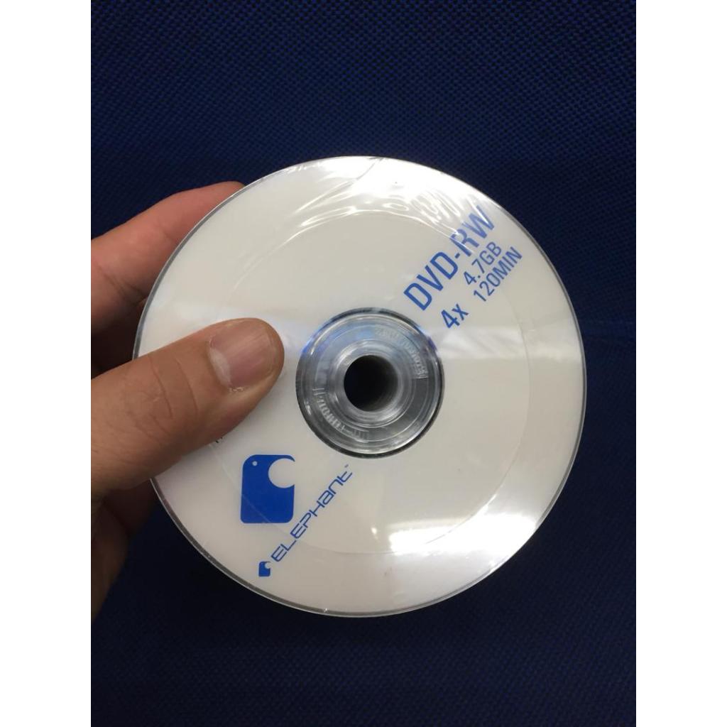 ELEPHANT DVDR-W (DVD Re-Writable ) DISC 4X 4.7GB 240MIN 1pc (WITH CD ...