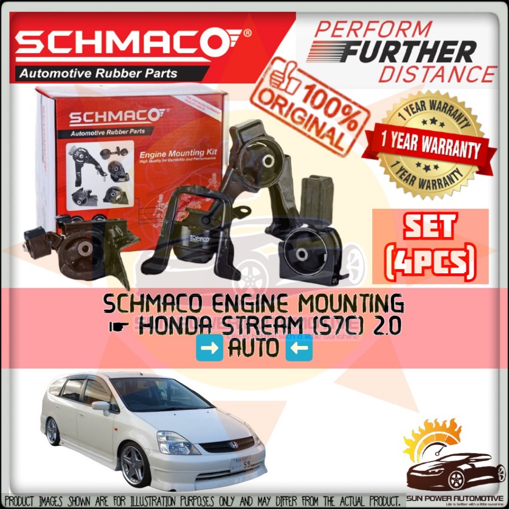 Honda Stream S7C 2.0 ( AUTO ) SCHMACO ENGINE MOUNTING SET | Shopee Malaysia