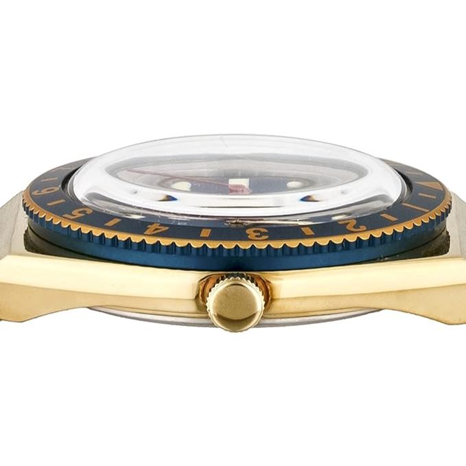 Watch Q TIMEX Blue Dial Stainless Steel Acrylic Quartz Japanese ...