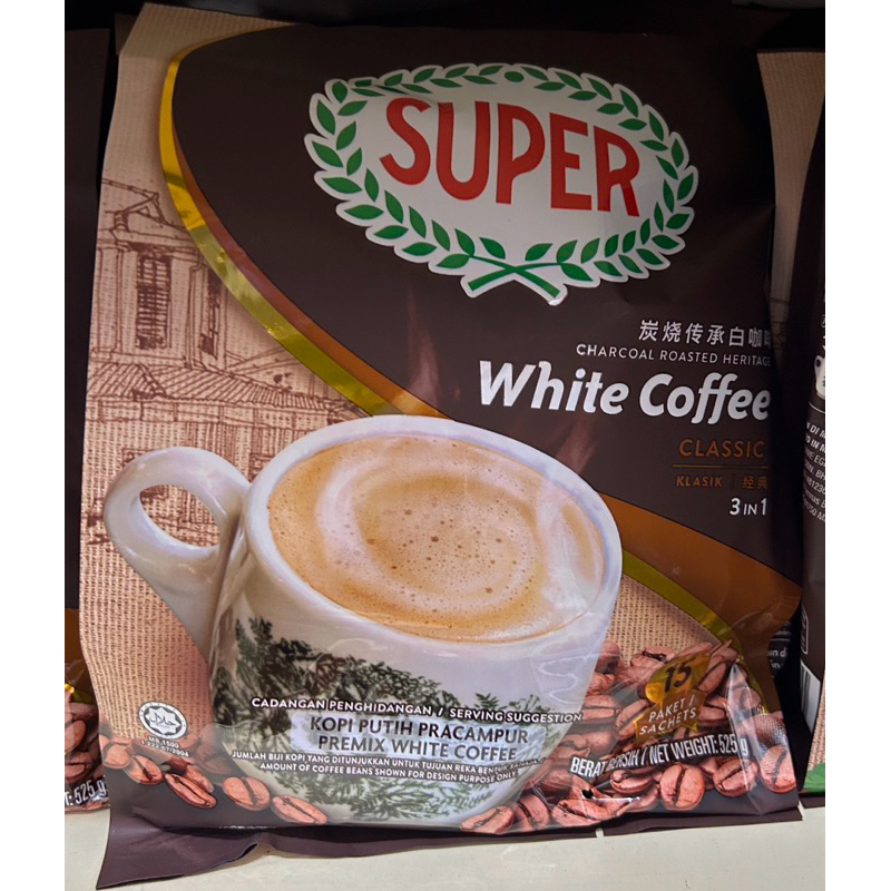 Kopi Super White Coffee Classic 3 in 1(bubble wrap) | Shopee Malaysia
