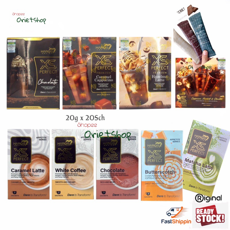 XS PERFECT BOX MOCHA / LATTE / APPETITE SERIES CHOCOLATE / CARAMEL ...