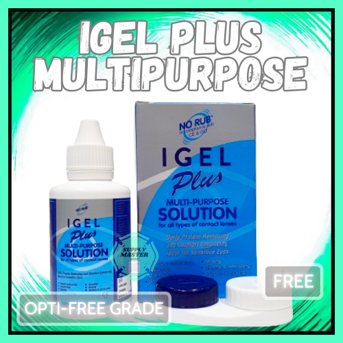 KKM IGEL Plus Dry Eyes Drops Contact Lens Solution Eye Drops for dry ...