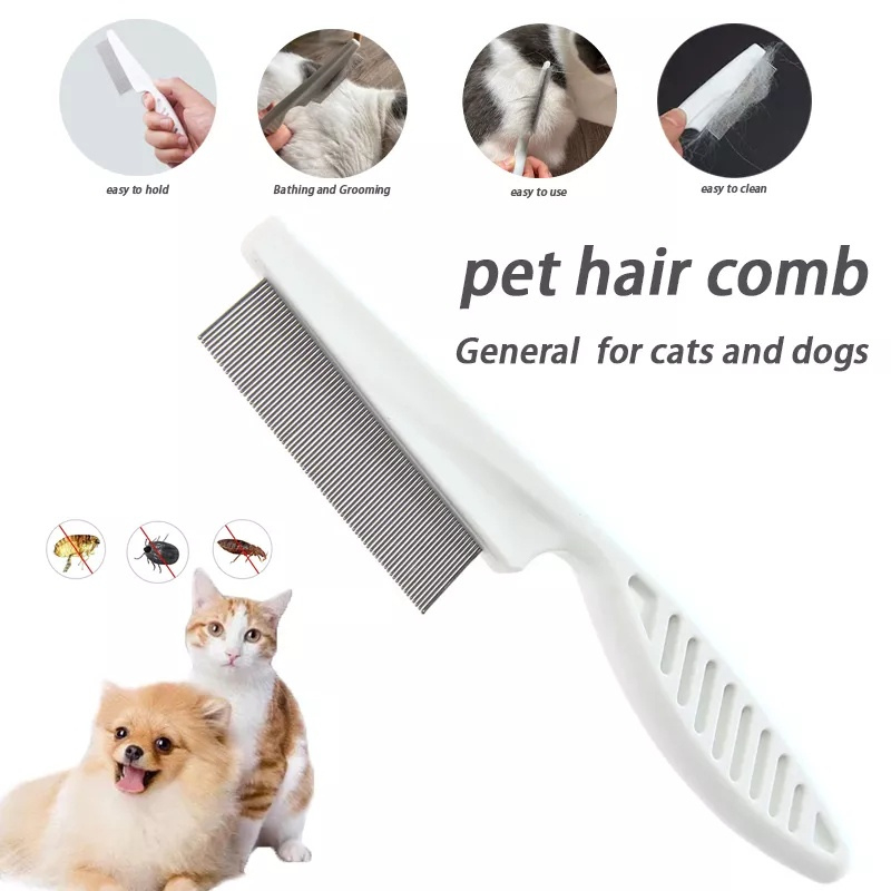 [ 🔥 Ready Stock 🔥 ] Pet Flea Comb Sikat Kutu Cat Lice Comb Dog Tick ...