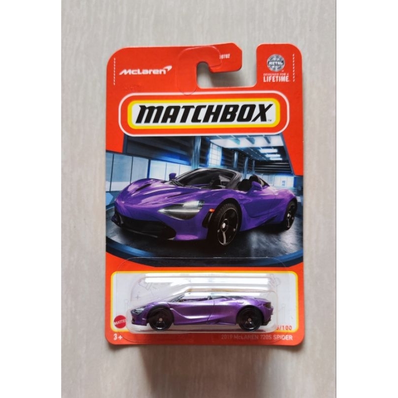 Matchbox 2024 '2019 McLaren 720S Spider (purple) | Shopee Malaysia
