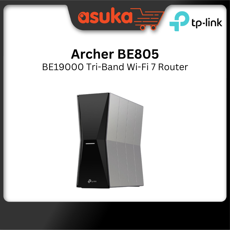 TP-Link Archer BE805 BE19000 Tri-Band Wi-Fi 7 Router | Shopee Malaysia