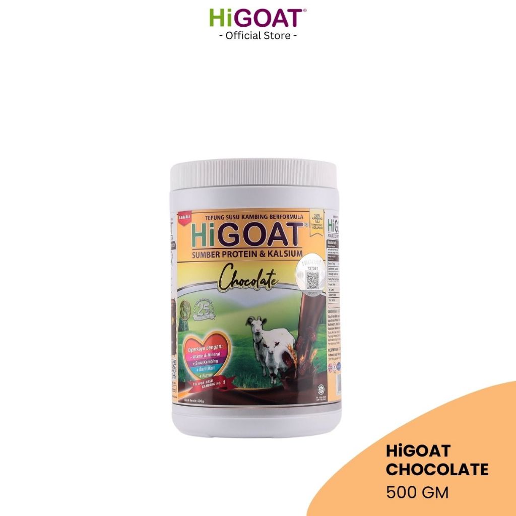 HiGOAT Chocolate with Dates and Barly Malt (500g x 1 Bottle) | Shopee ...