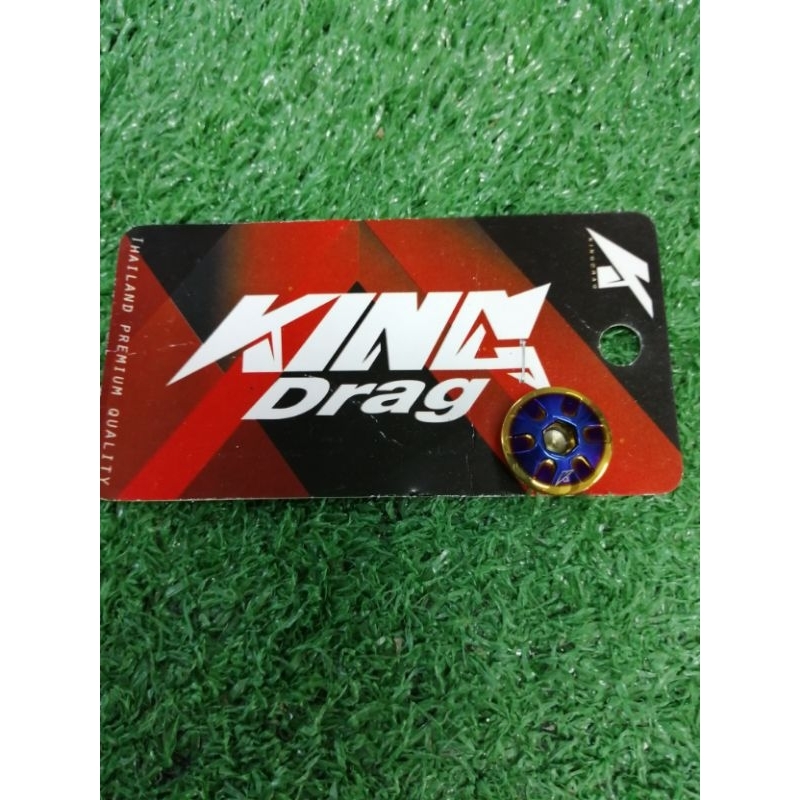King Drag Magnet Nut EXCITER Gold/Blue | Shopee Malaysia
