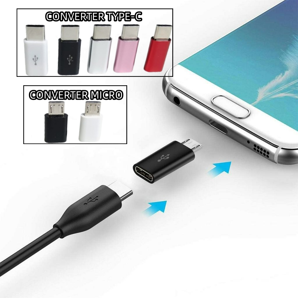 converter mini charger adapter for android phone Type-C,Micro,USB micro ...