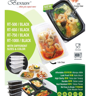 1000ml Leakproof PP Container Plastic Food Tray Packaging Disposable ...