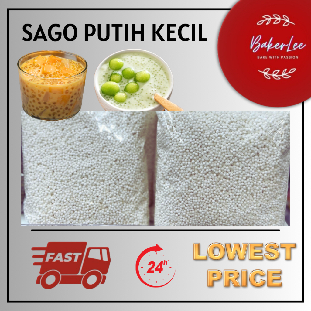 MINI SAGO 500G/ SAGU PUTIH HALUS/ SAGO BERKUALITI TINGGI 500G 西米 白色 小粒 | Shopee Malaysia