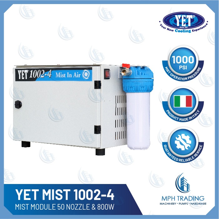 YET 1002-4 1000psi High Pressure Water Mist System Complete Set ...