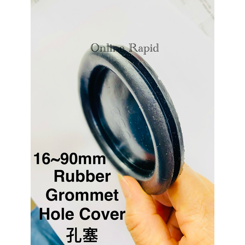 READY STOCK Rubber Grommet Penutup Lubang Panel Hole Cover 16MM 18MM ...