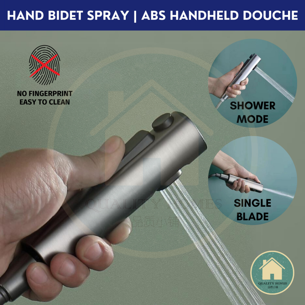 Quality Homes Hand Bidet Spray Gun ABS Handheld Douche Shower Mode High ...