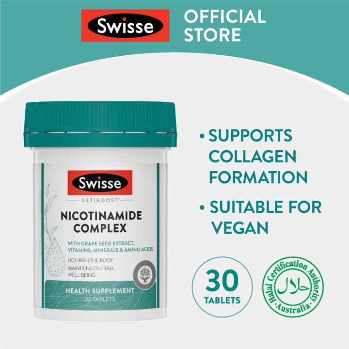 Swisse Ultiboost Nicotinamide Complex - 30 Tablets | Shopee Malaysia