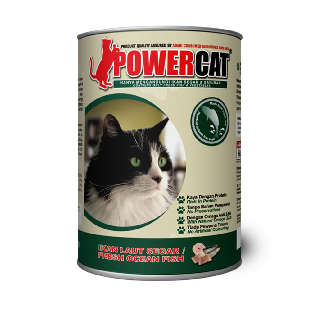 Powercat Fresh Ocean Fish Wet Food 400g | Shopee Malaysia