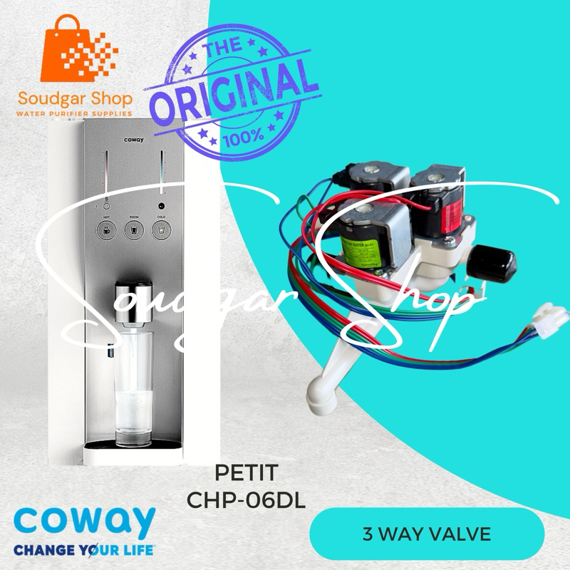 COWAY 3-Way Valve New Replacement Part for Water Purifier PETIT CHP ...
