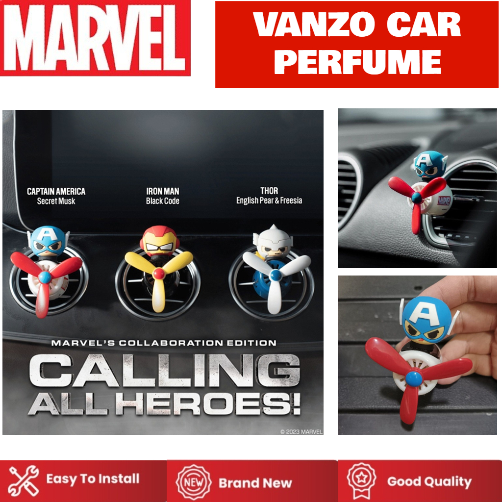 VANZO Marvel Series Car Vent Perfume 4g x 2 | Shopee Malaysia
