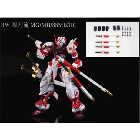 BW mg 1/100 4 x Katana set for gundam or model kits | Shopee Malaysia