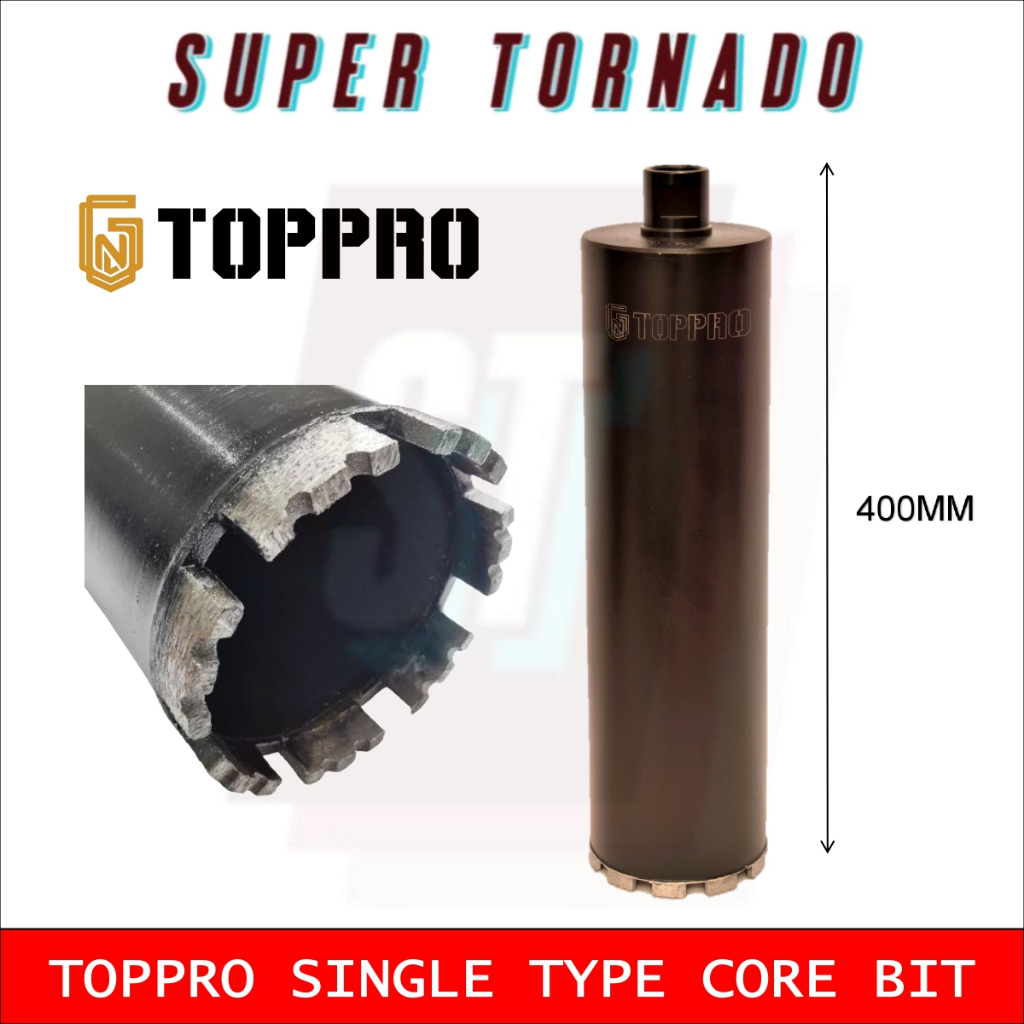 SEC Toppro Diamond Wet Core Bit 400mm Wet Coring Bit Core Drill Bit ...