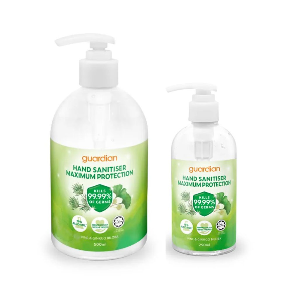Guardian Antibacterial Maximum Protection Hand Sanitiser 250ml/500ml No ...