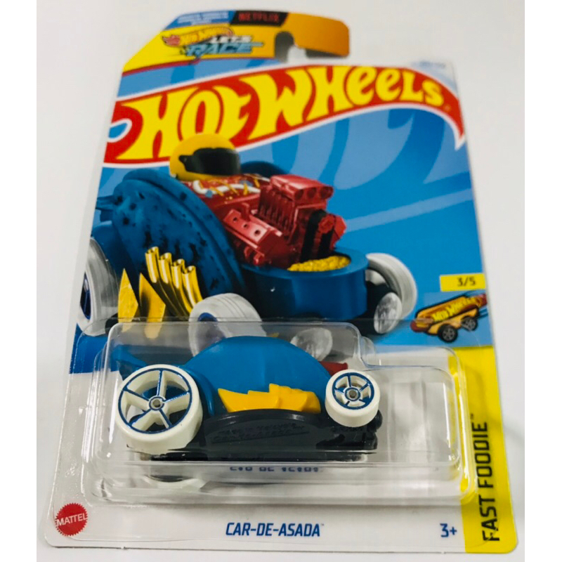 Hot Wheels Regular Treasure Hunt [RTH] CAR-DE-ASADA (Blue/Red) - Fast ...