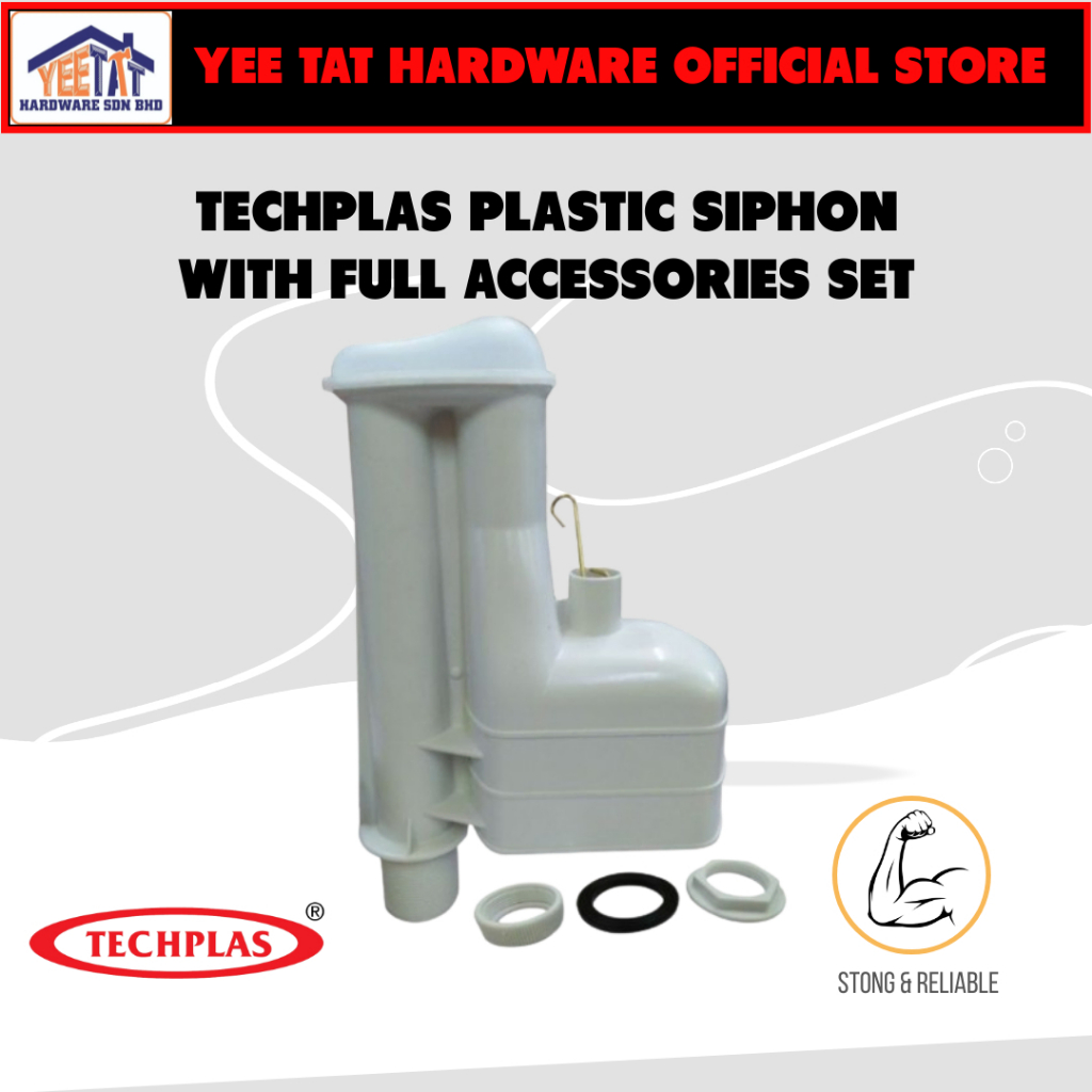 [ TECHPLAS ] FAO-1015 PLASTIC SIPHON WITH FULL ACCESSORIES SET 40mm ...