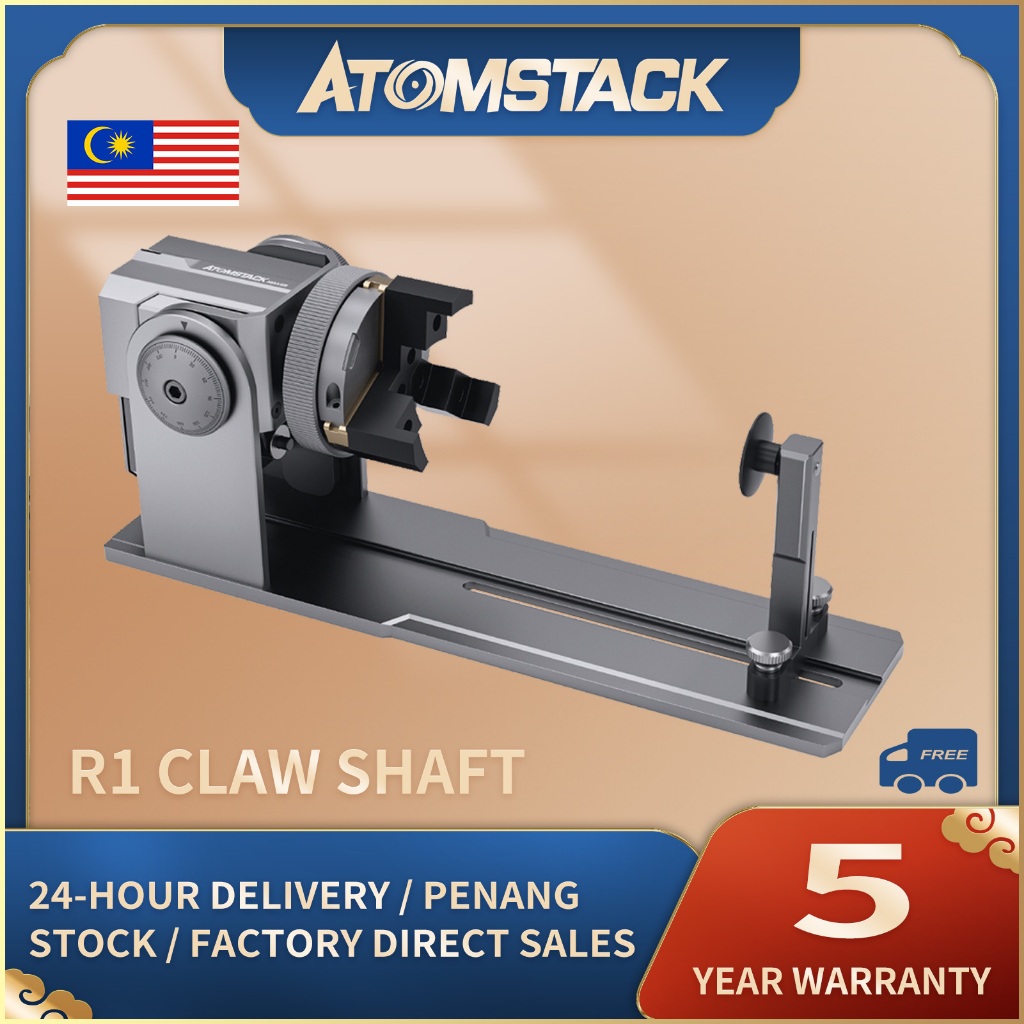 Atomstack Maker R1 Laser Engraver Cutting Machine Claw Disc Roller ...