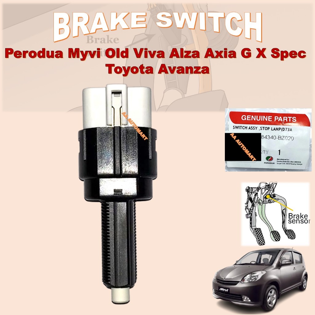 ORIGINAL Perodua Myvi Old Viva Alza Axia G X Spec Toyota Avanza Brake ...