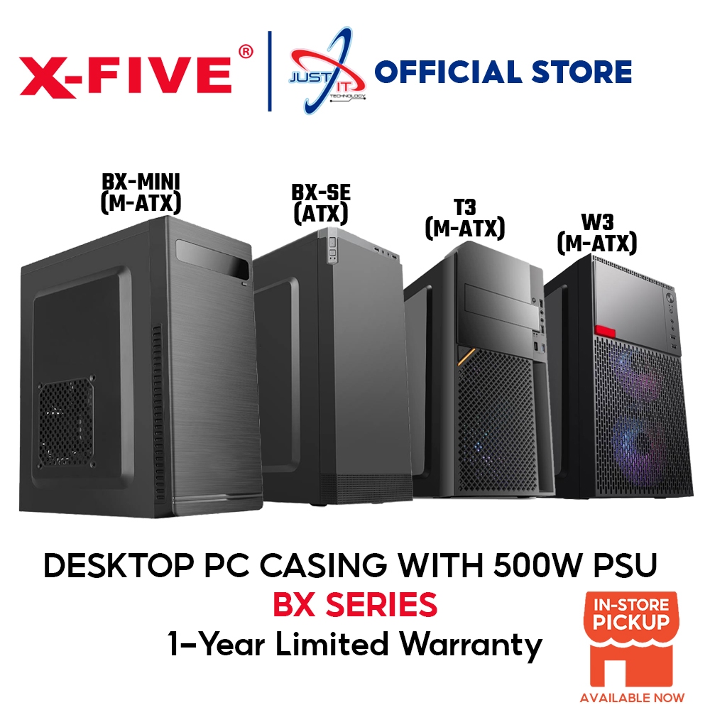 X-FIVE BX Series BX-Mini/BX-SE/T3/W3 Desktop PC Casing With Power ...